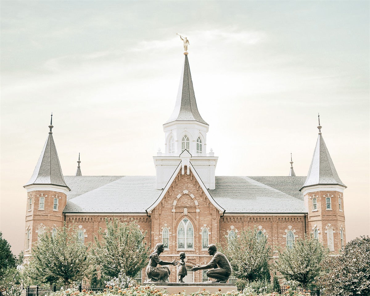 Sweet is The Work Provo City Center Utah Temple Gallery Wrap – Jesus is ...