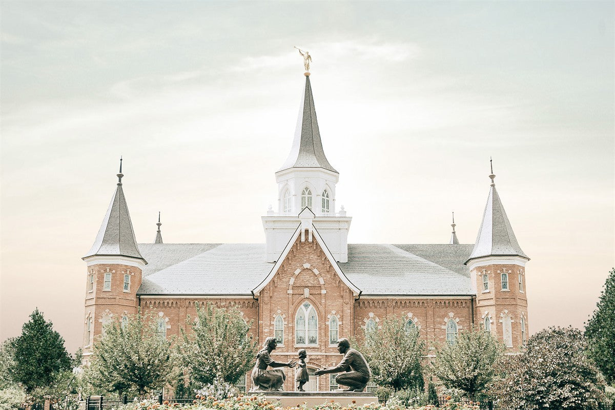 Sweet is The Work Provo City Center Utah Temple Large Wall Art Gallery ...