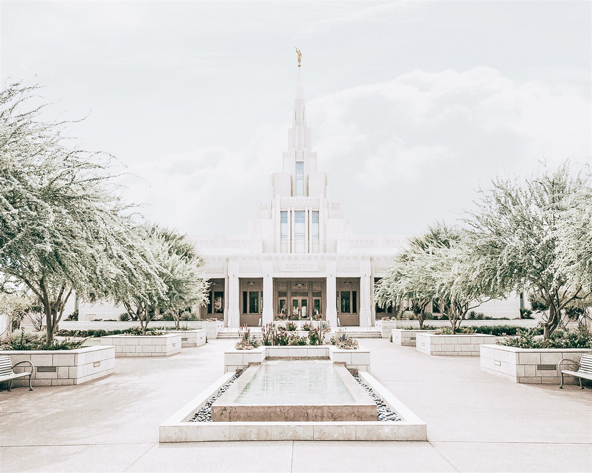 Sweet is The Work Phoenix Arizona Temple Gallery Wrap – Jesus is the ...