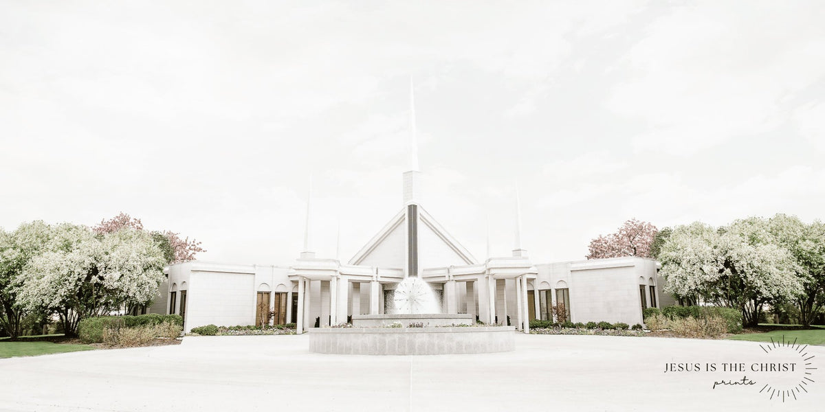 Chicago Illinois Temple Landscape LDS Art & Photography – Jesus is the ...
