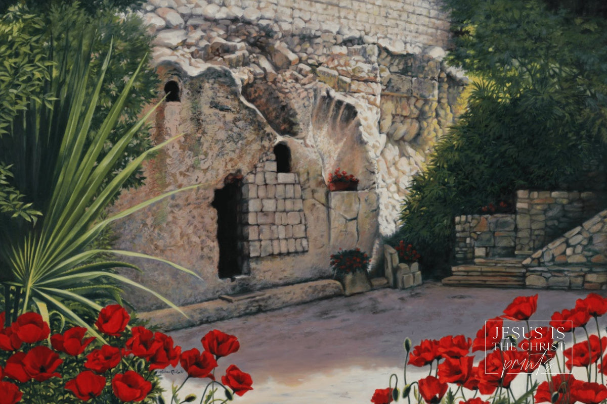 Defeated Grave | The Empty Grave Artwork – Jesus is the Christ Prints