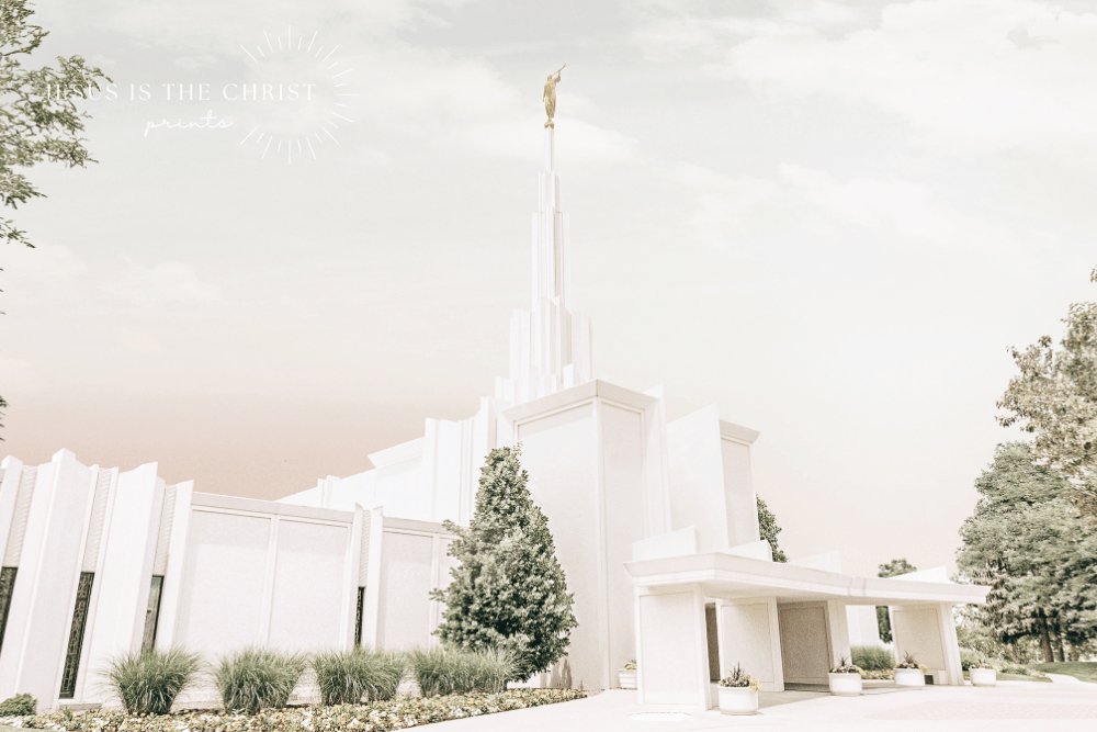 Denver Temple Warm Silver | LDS Art & Photography – Jesus is the Christ ...