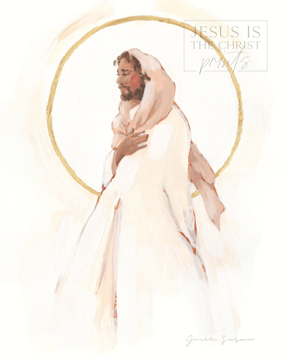 He is the Light | Stunning Acrylic Painting Christ Portrait – Jesus is ...
