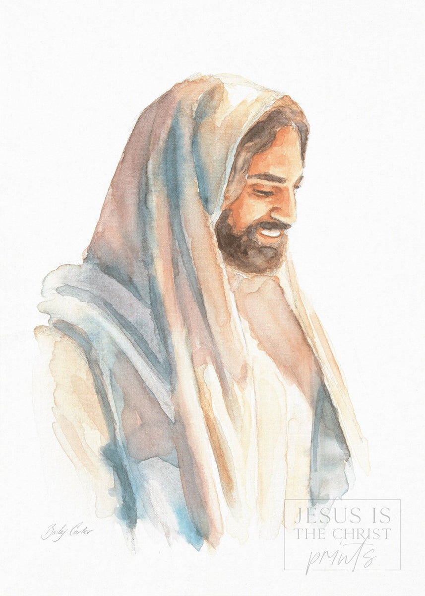 He is the Light | Best Selling Watercolor Portrait Artwork – Jesus is ...