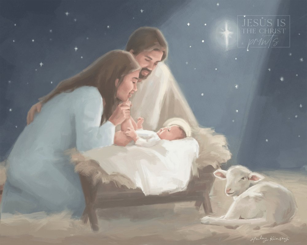 O Night Divine | Moving Christmas Artwork – Jesus is the Christ Prints