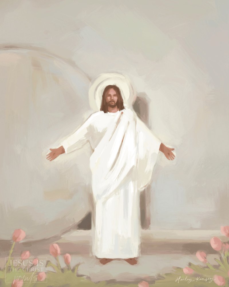 Risen - Christ's Triumphant Exit from the Tomb – Jesus is the Christ Prints