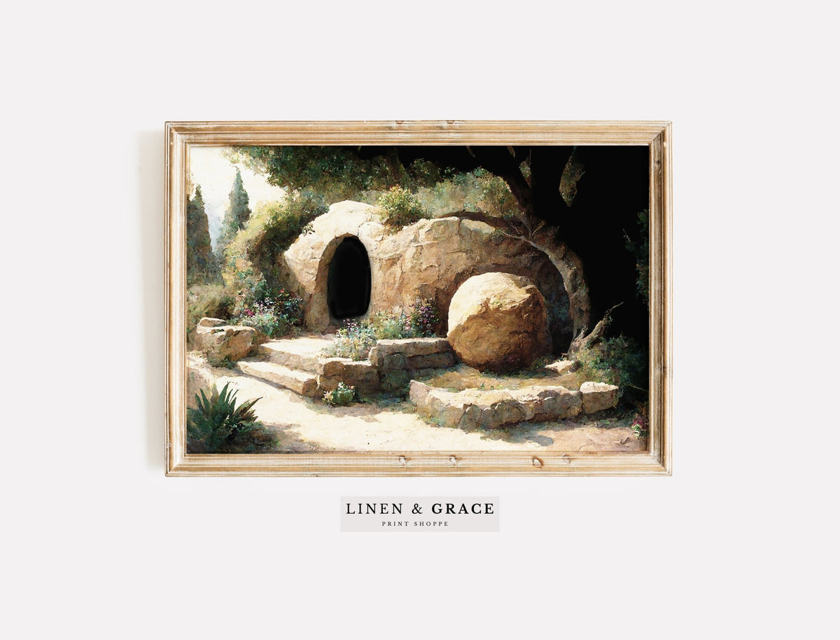 The Tomb is Empty | Stunning Vintage Easter Art – Jesus is the Christ ...